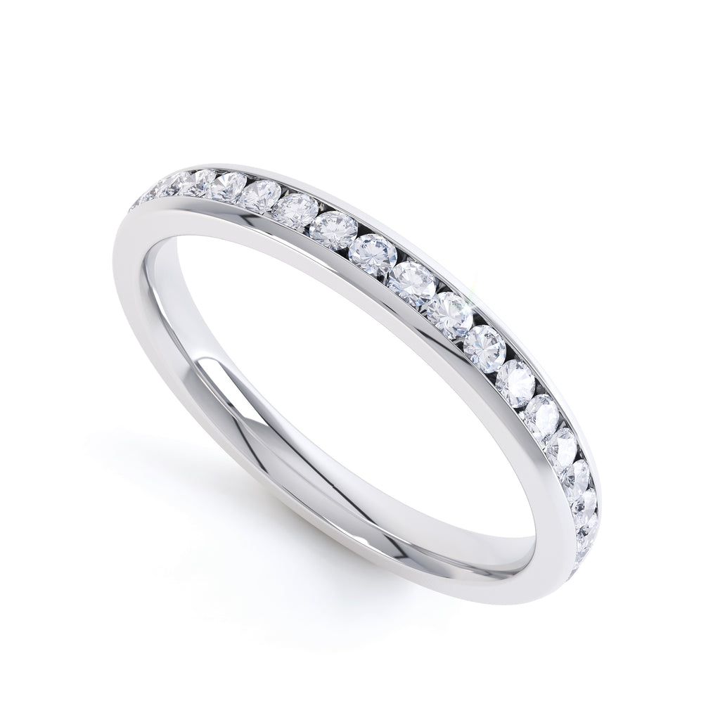 Round Channel Set Diamond Eternity Ring – Pavilion Jewellers